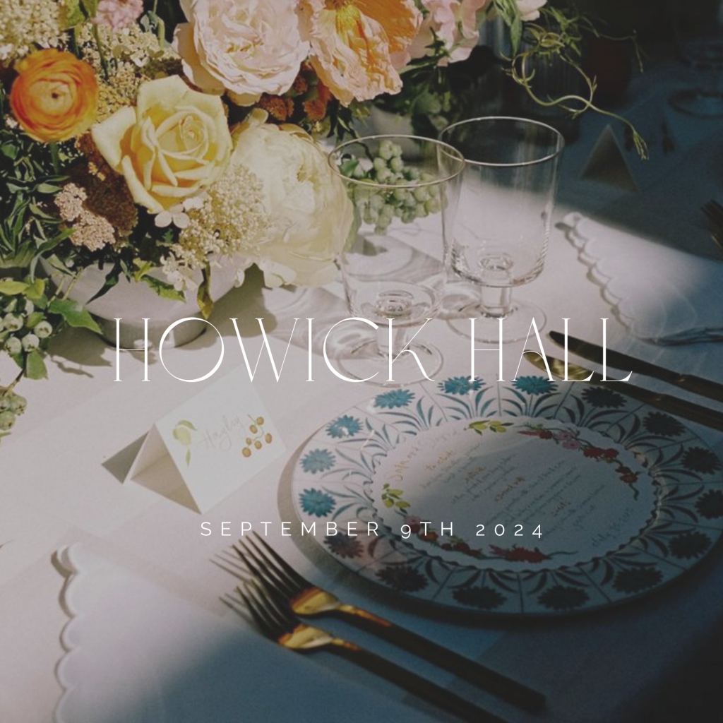 Howick Hall Workshop - Velvet & Linen